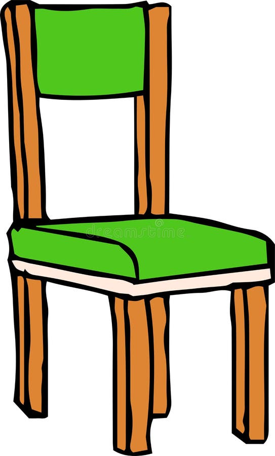 Rough Sketch of Hand-drawn Chair Stock Vector - Illustration of drawing ...