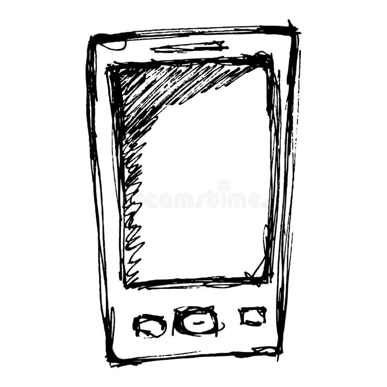 Mobile Phone Sketch Stock Illustrations – 23,183 Mobile Phone Sketch ...