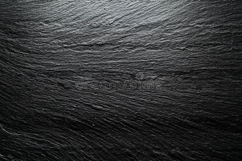 Rough Slate Surface in Black and White Stock Image - Image of natural ...