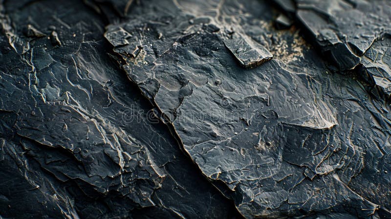 Rough Slate Stone with Natural Layers. Generative AI Stock Illustration ...