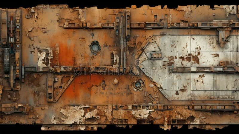 Rough spaceship texture stock photo. Image of weathered - 369252338