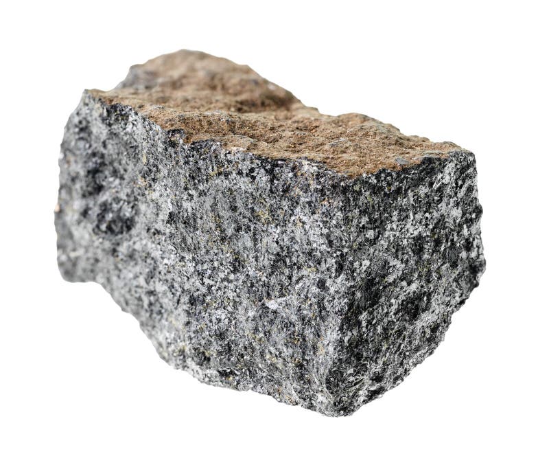 Rough Sphalerite Ore Zinc Blende Cutout on White Stock Photo - Image of ...