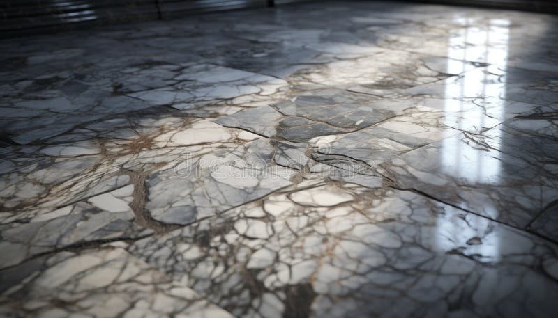 Rough Stone Material, Damaged and Wet, Built Structure Ruined Generated ...