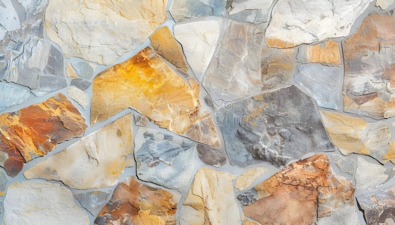 A Rough Stone Pattern on the Wall Stock Illustration - Illustration of ...