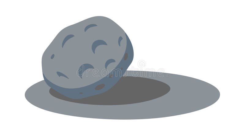 Rough Stone Pebble Icon Vector Art, Nature Geology Element Symbol ...