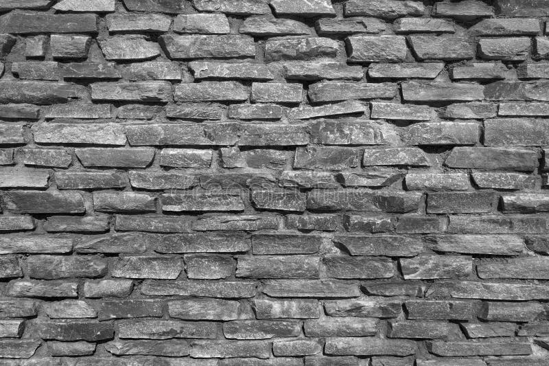 Rough Stone Wall Made of Ceramic Tiles of Different Sizes and Colors ...