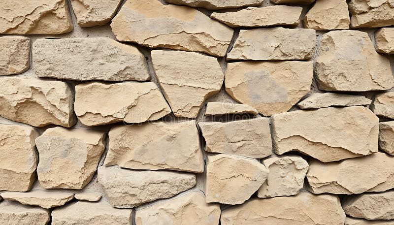 Rough Stone Wall, Rustic Texture, Ancient Masonry, Solid Rock Surface ...