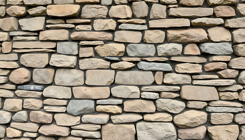Rough Stone Wall Texture, Rustic and Solid Surface, Stock Photo, Generative AI Stock ...
