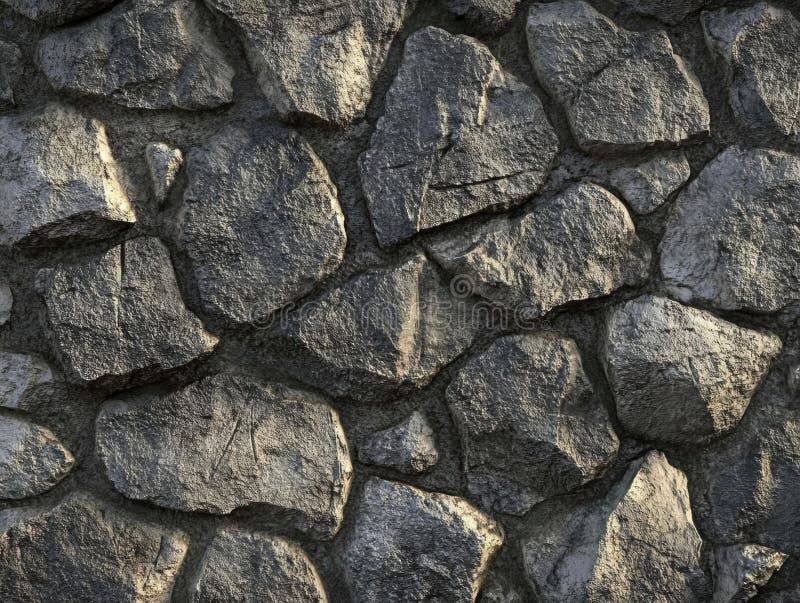 Rough Stone Wall Texture - Seamless Pattern for Design and Backgrounds ...