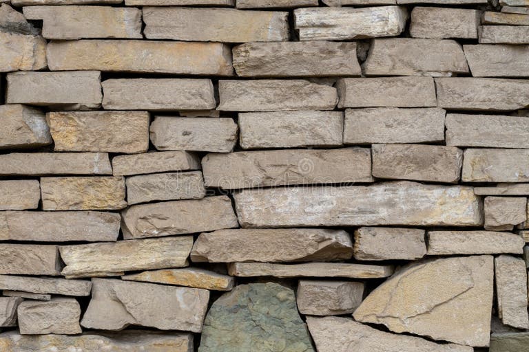 Rough Structure Stone Wall Background Texture. Large Stone Wall. Stock ...