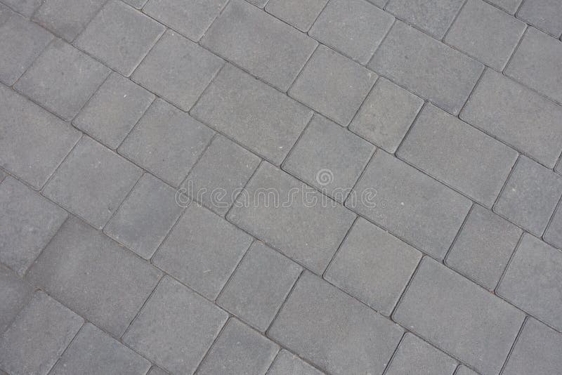 Rough Surface of Gray Concrete Pavement Diagonal View Stock Image ...