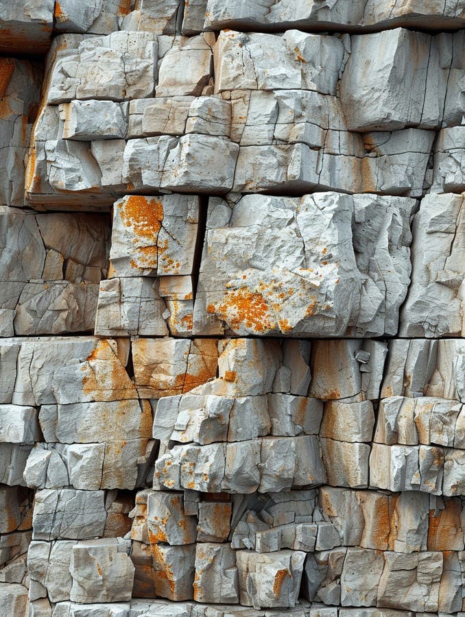 Rough Texture of a Limestone Cliff Stock Photo - Image of cliff ...