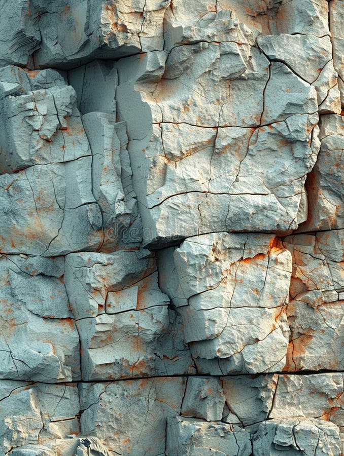 Rough Texture of a Limestone Cliff Stock Image - Image of ravine ...
