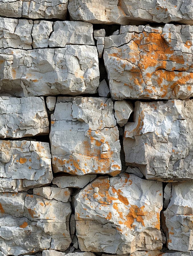 Rough Texture of a Limestone Cliff Stock Image - Image of natural ...