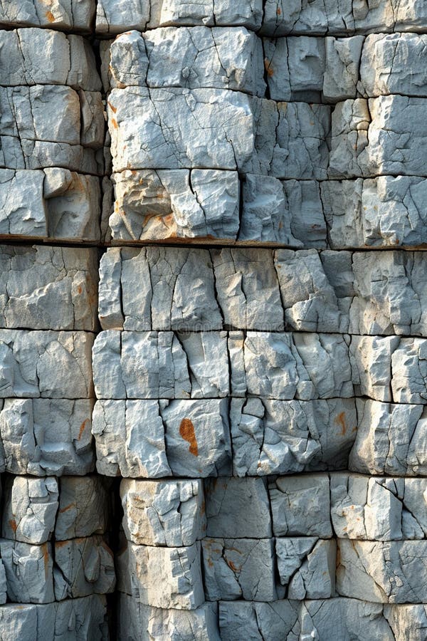 Rough Texture of a Limestone Cliff Stock Image - Image of weather ...