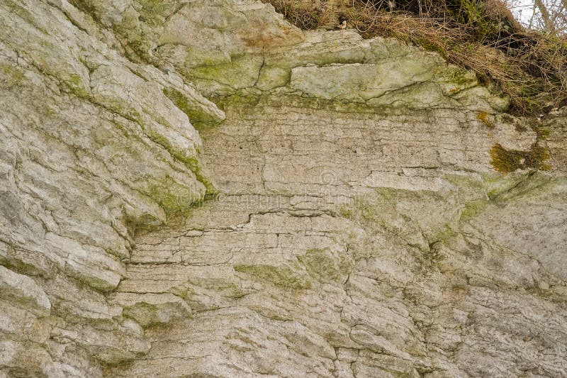 Limestone Rock Formation in the Estonian Countryside Stock Photo ...