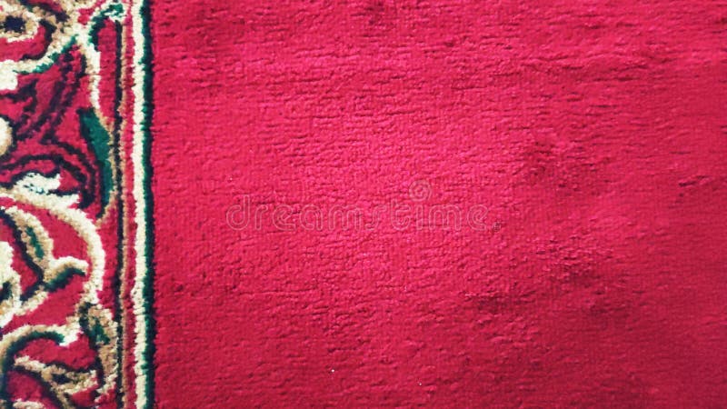 Red Carpet with Border Decoration Ideas for Background Stock Photo ...