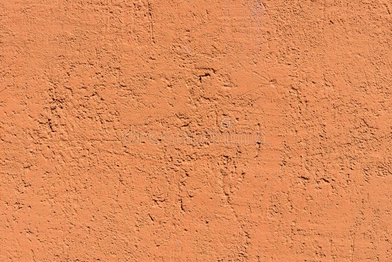 Rough Texture Plastered Surface of Orange Color Stock Photo - Image of ...