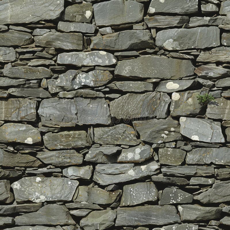 Rough Texture Seamless Stone Wall, Close-Up of Natural Building ...
