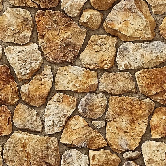 Rough Texture, Seamless Stone Wall. Natural Stone Wall Pattern Close-up ...