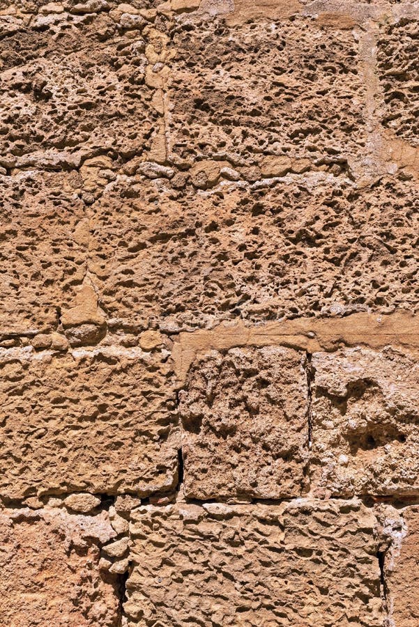 Rough Texture of a Stone Brick Stock Photo - Image of rough, ruins ...