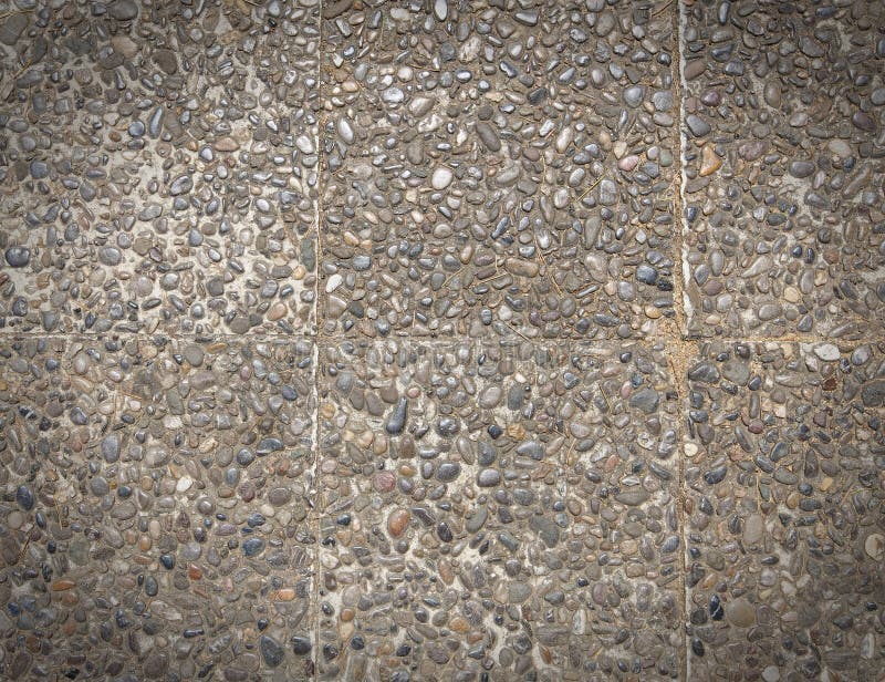 Rough Texture Surface of Exposed Aggregate Finish, Ground Stone Washed ...