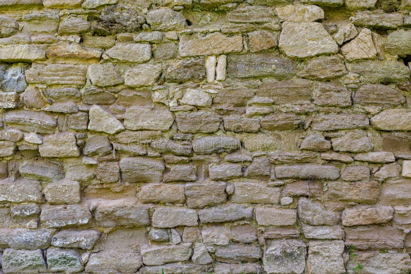 Rough Texture Wall Made of Blocks of Natural Stone. Background or ...