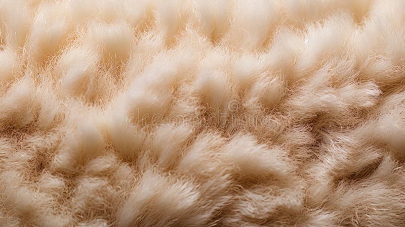 The Rough Texture of Wool with Tiny Villi and Fluffy Coating Stock ...