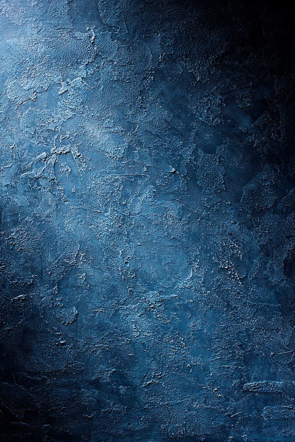 Rough Textured Blue Wall Background Stock Photo - Image of dark, copy ...