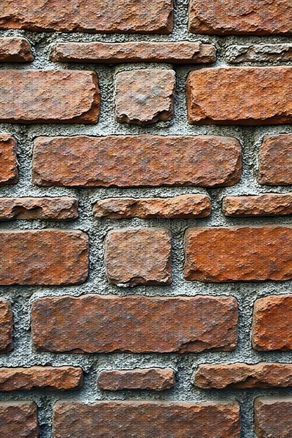 Rough Textured Cement Block Wall, Repeating Geometric Pattern ...