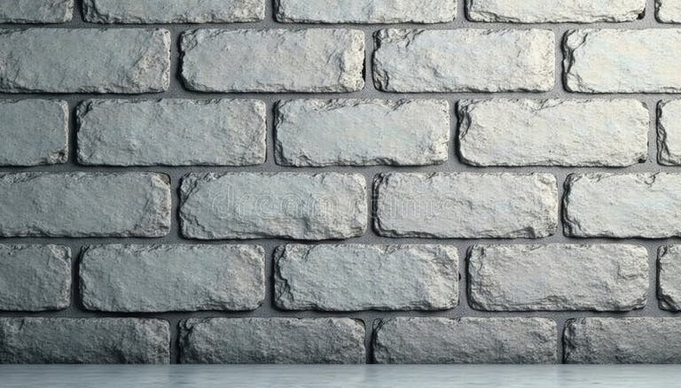 Rough, Textured Cinder Block Wall Surface, Grey Tones , Masonry ...