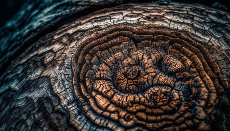 Rough, Textured Circle Antique Tree Trunk Backdrop Generated by AI ...