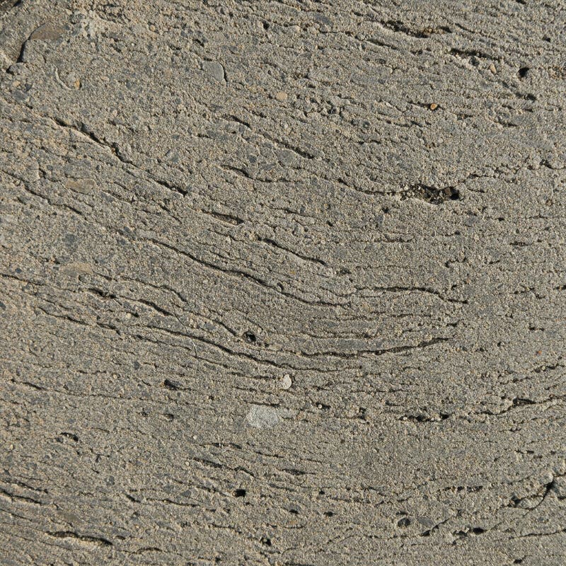 Rough-textured Concrete Surface with Horizontal Striations and Small ...