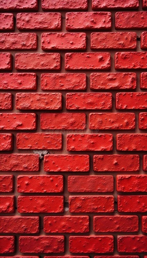 Rough, Textured Red Brick Wall, Seamless Pattern , Texture, Old, Aged ...