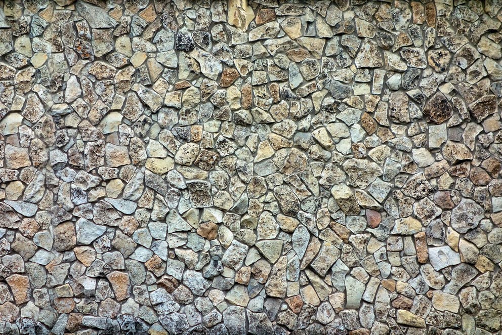 Textured Spotted Surface of the Background is Covered with Stones Stock ...