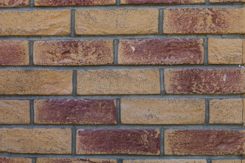 Rough Textured Surface of a Wall Made of Pure Masonry Blocks Stock ...