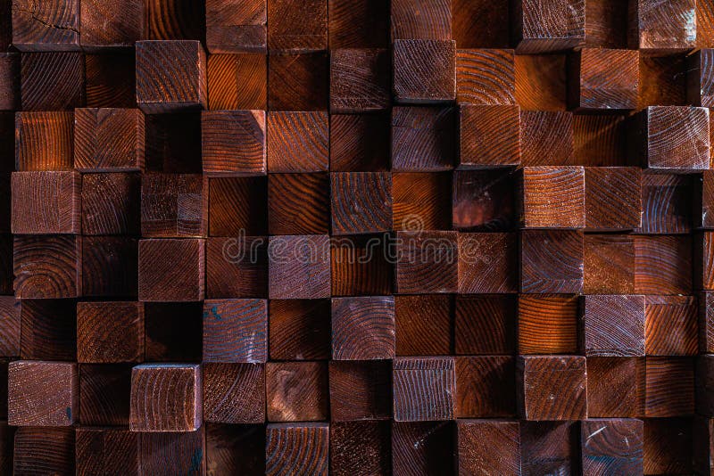 Rough Textured Surface of an Old Retro Vintage Wall Made of Square ...