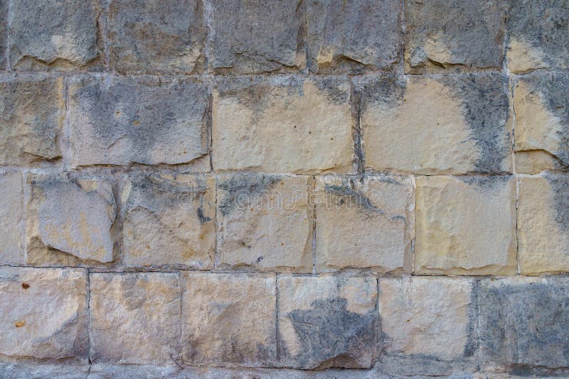 Rough Textured Wall Surface Made of Wild Decorative Stone Blocks ...