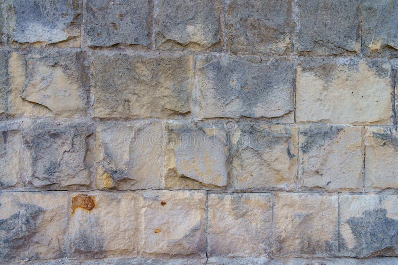 Rough Textured Wall Surface Made of Wild Decorative Stone Blocks ...