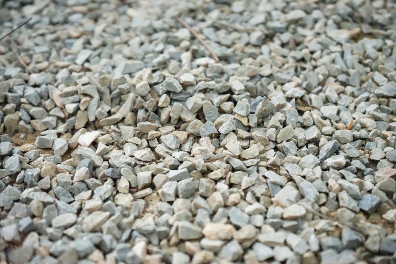Rough Tiny Gray Rock on the Ground Stock Photo - Image of pour, ground ...