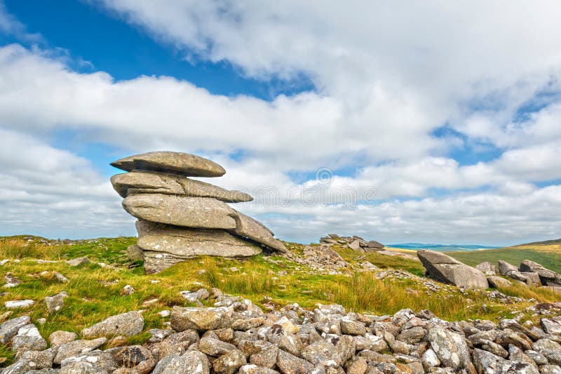 Rough Tor in Bodmin Moor stock image. Image of wilderness - 88347783