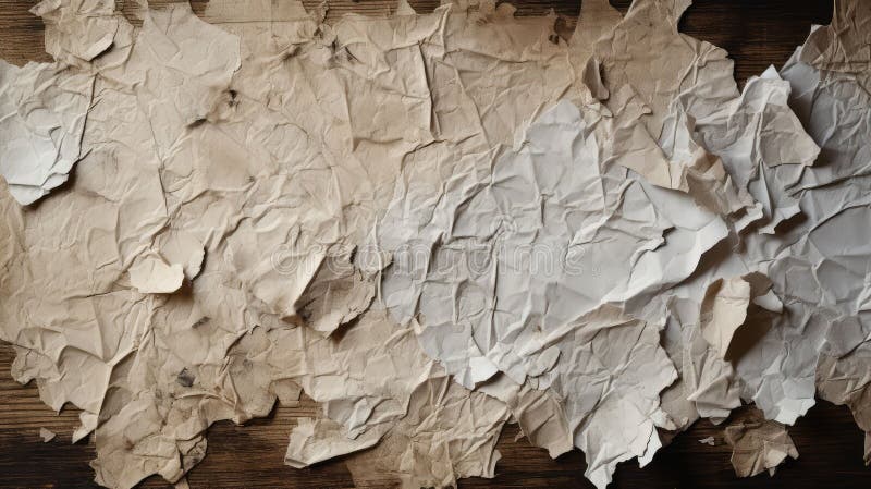 Rough torn paper texture stock illustration. Illustration of craft ...