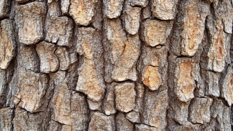Rough Tree Bark Texture Close Up View Stock Illustration - Illustration ...