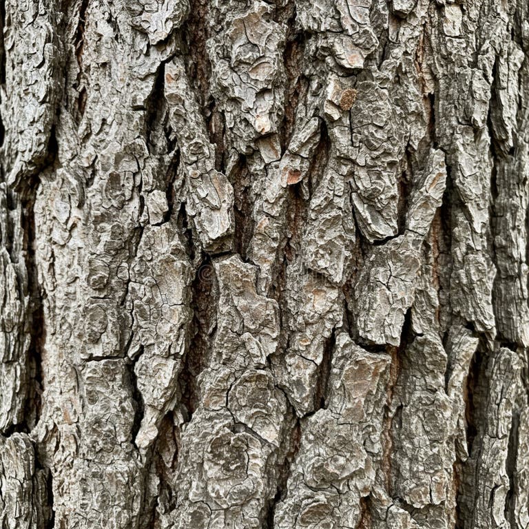 Rough Tree Bark with a Textured, Flaky Surface and Grayish-brown Color ...