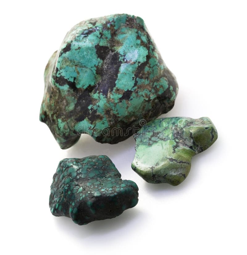 Rough turquoise stock photo. Image of semiprecious, isolatet - 29067962