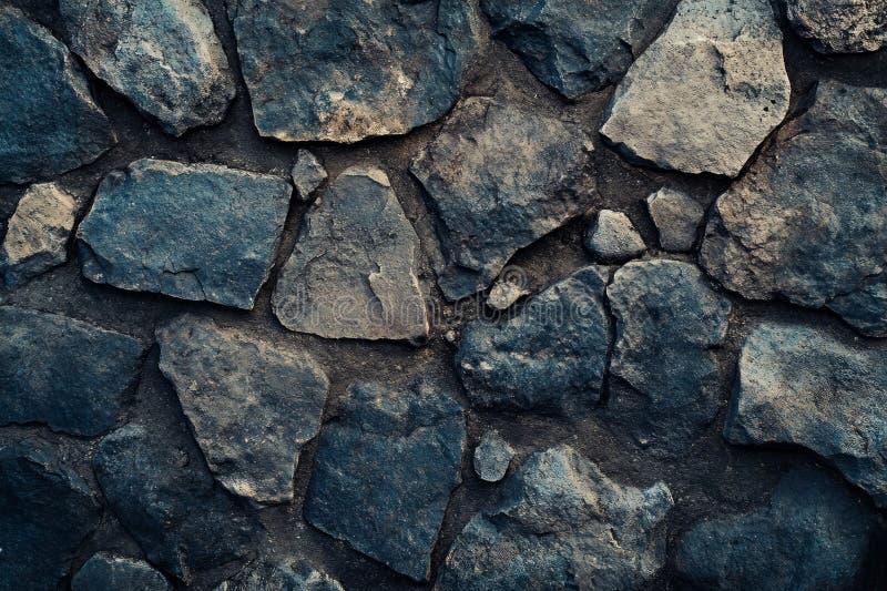 Dark Stone Wall Pattern with Uneven Texture. Artificial Intelligence ...