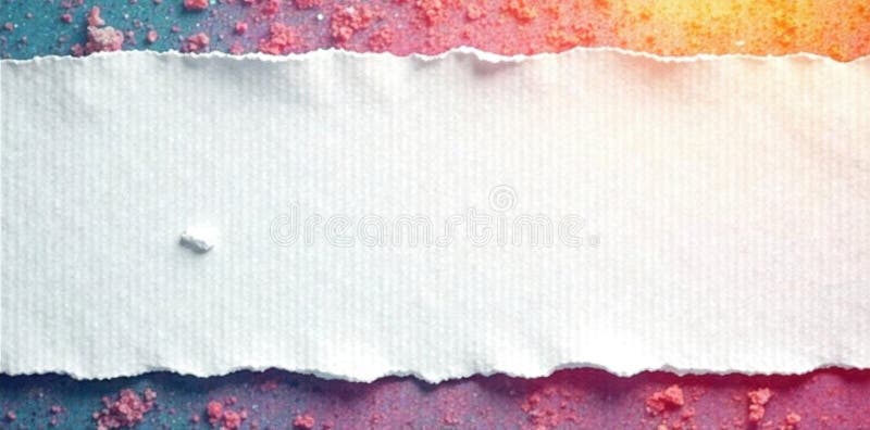 Rough, Uneven Edges of Torn White Paper, Isolated , Texture, Paper ...