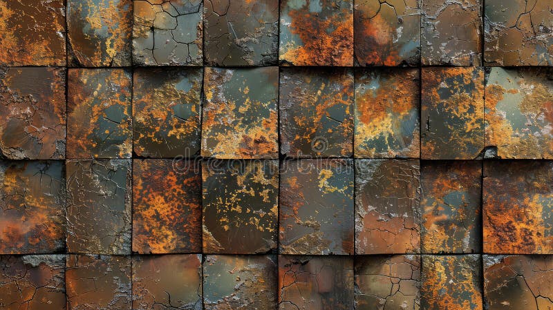 Rough and Uneven Texture Covers Decayed Metal, Indicating Corrosion ...