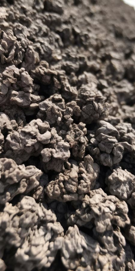 Rough Volcanic Rock Surface in Close-up View Stock Illustration ...