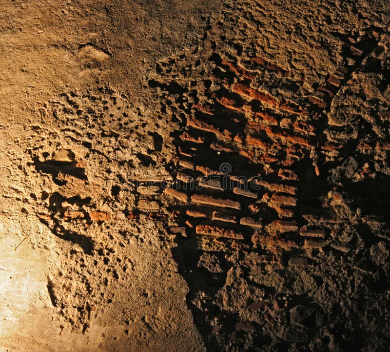 Rough wall at night stock image. Image of landmark, arco - 2235957